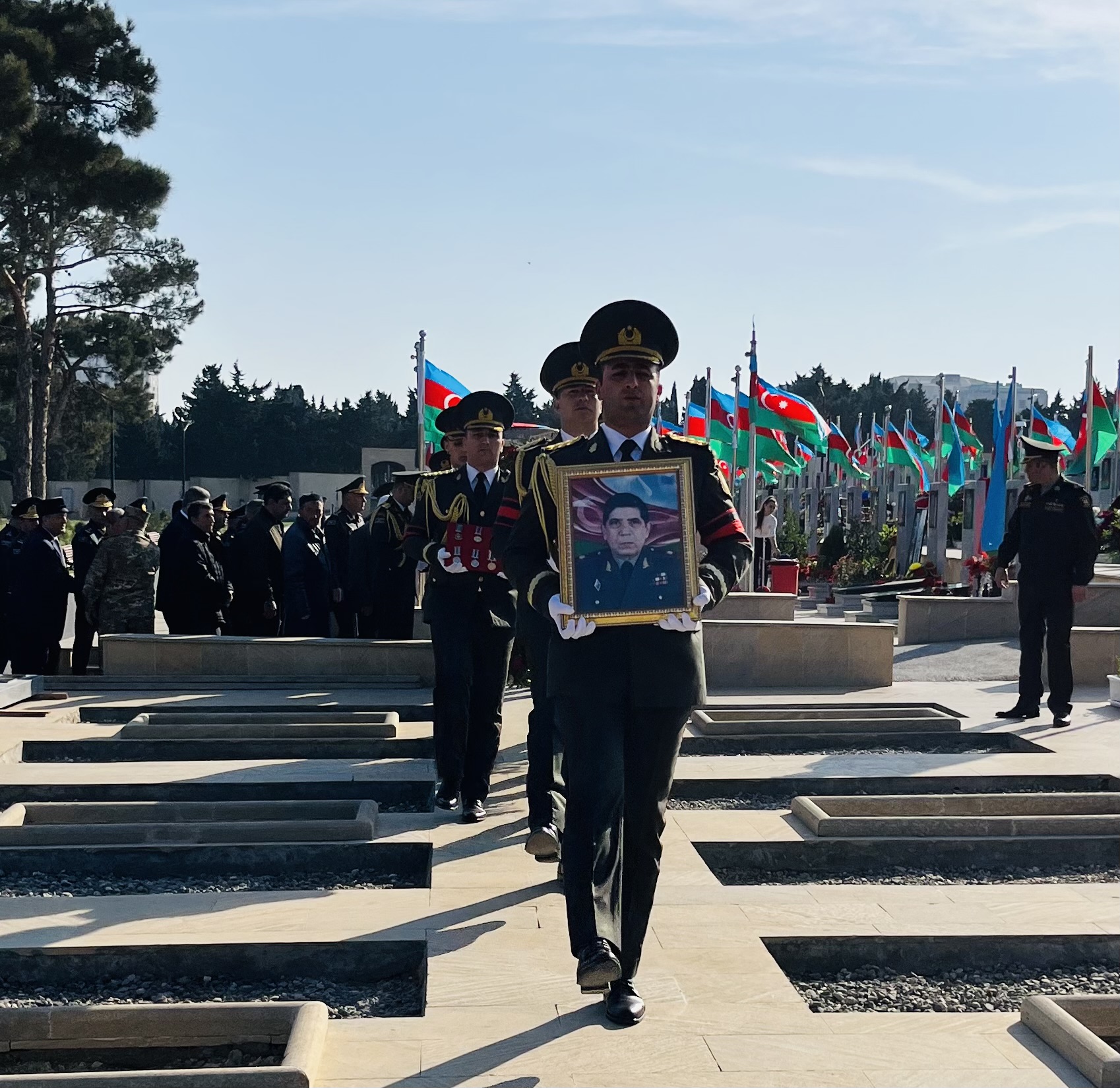 General-mayor Məmmədhüseyn Sarıyevin vida mərasimi keçirilib - FOTO/VİDEO